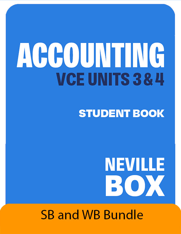 Accounting, VCE Units 3&4 Bundle 7e (Student Book + Workbook + Digital ...