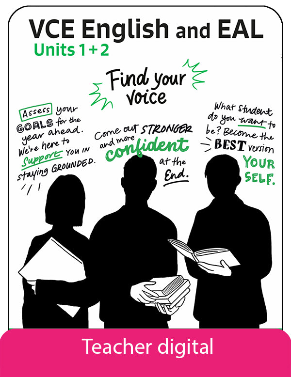 VCE English & EAL Units 1 + 2 Teacher Digital Access — Matilda Education