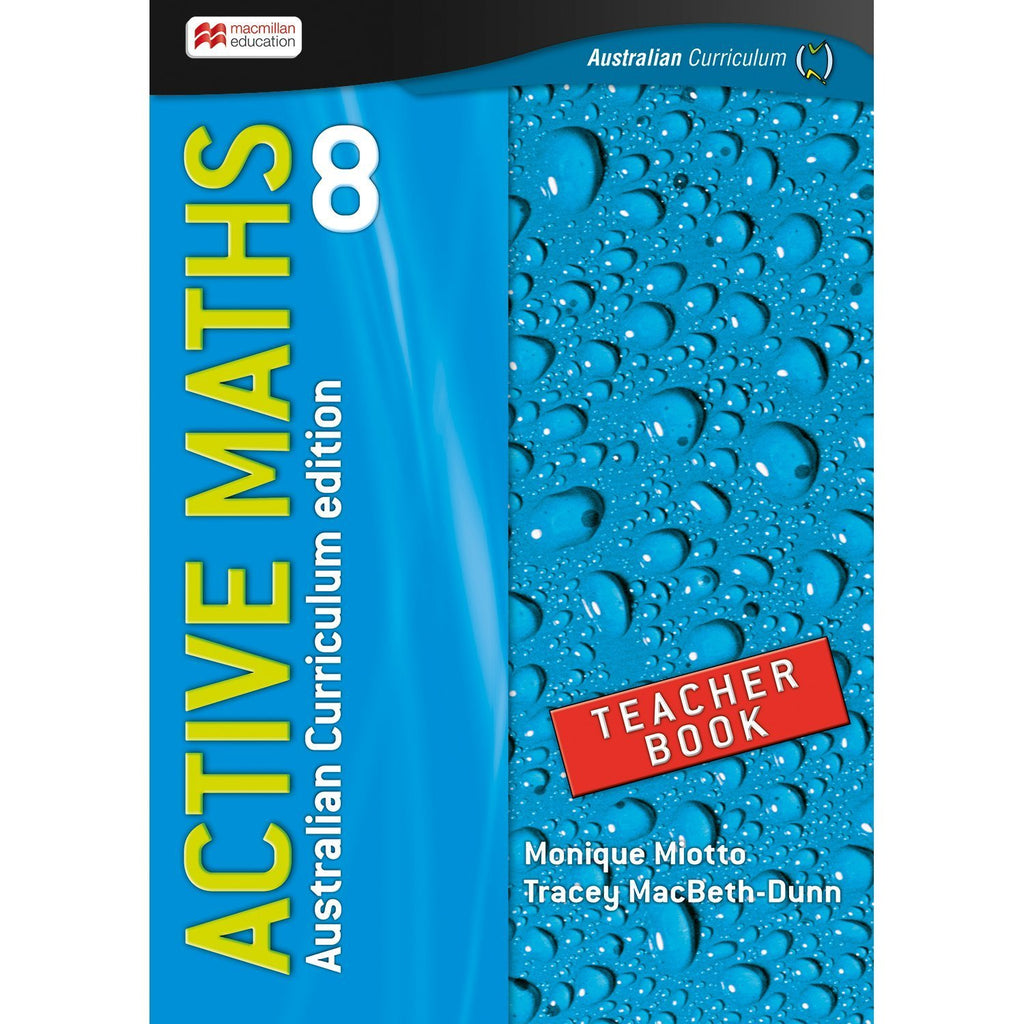 Active Maths Australian Curriculum 8 Teacher Book — Matilda Education